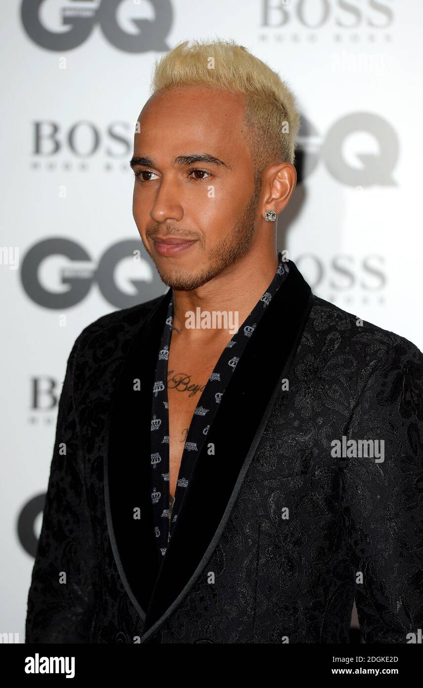 Lewis Hamilton attending the GQ Men of the Year Awards 2015 held at The ...