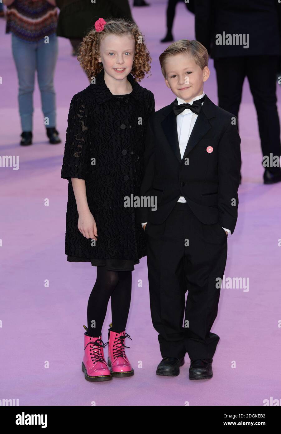 Ryan Baker and Honor Kneafsey arriving at the UK Premiere of Miss You Already, Vue Cinema ...