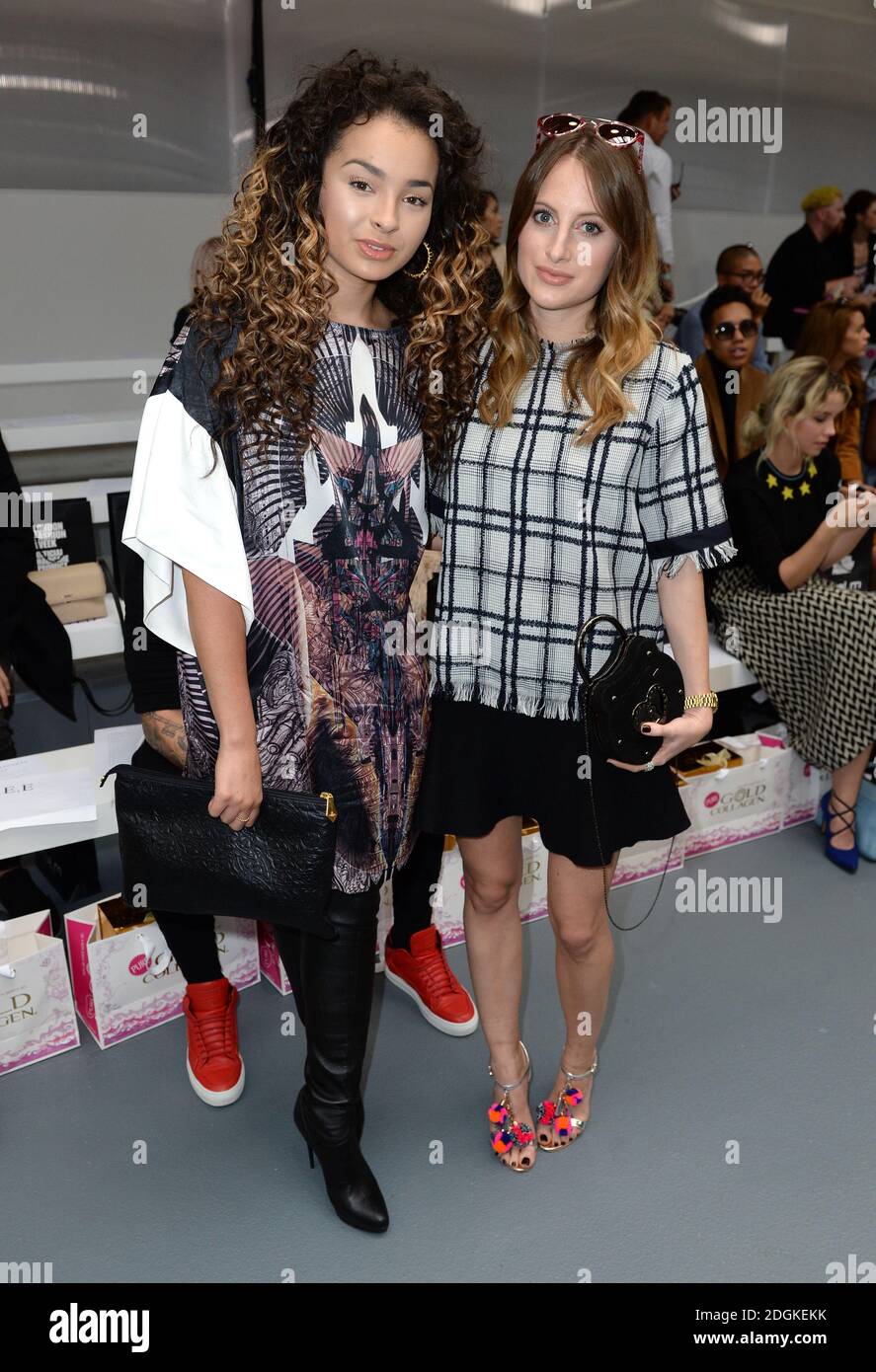 Ella Eyre and Rosie Fortescue attending the Jean Pierre Braganza Show ...