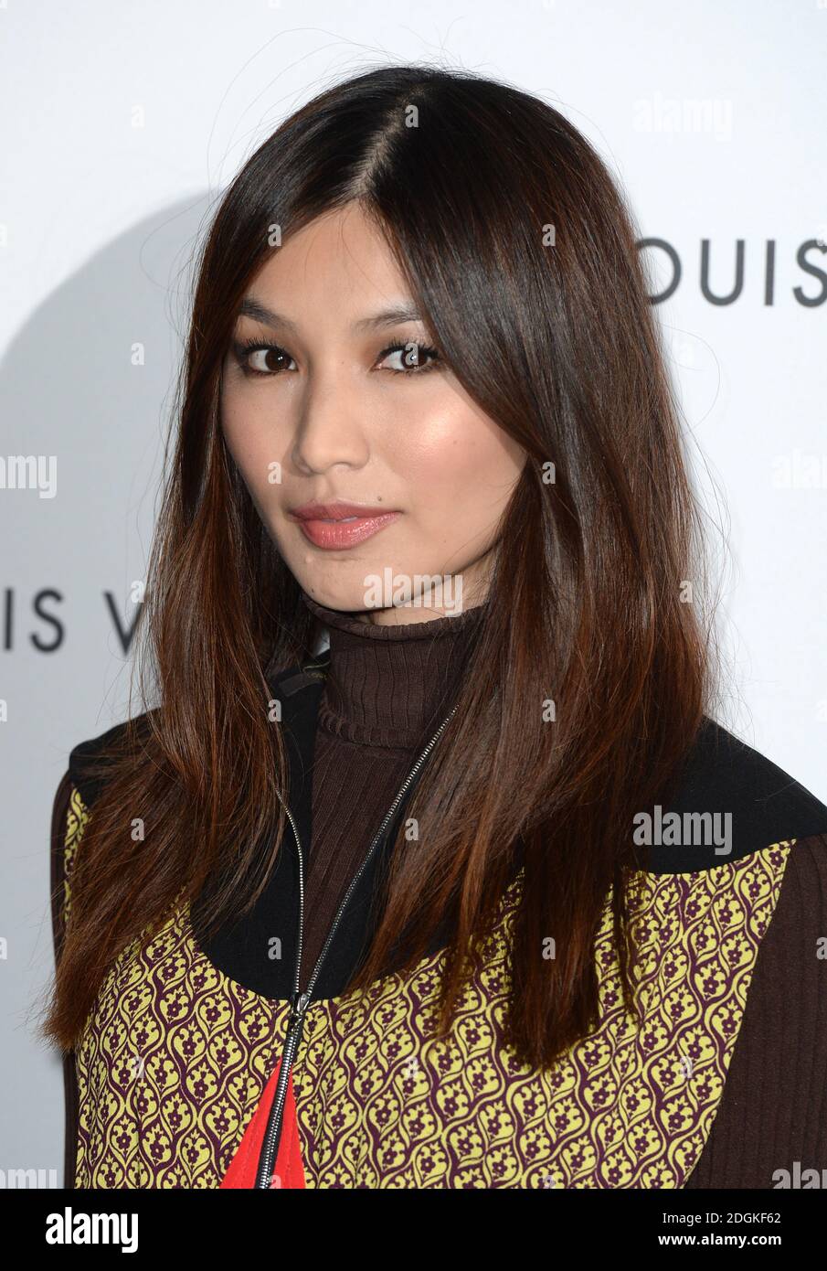 Gemma Chan arriving at the Louis Vuitton Series 3 exhibition launch ...