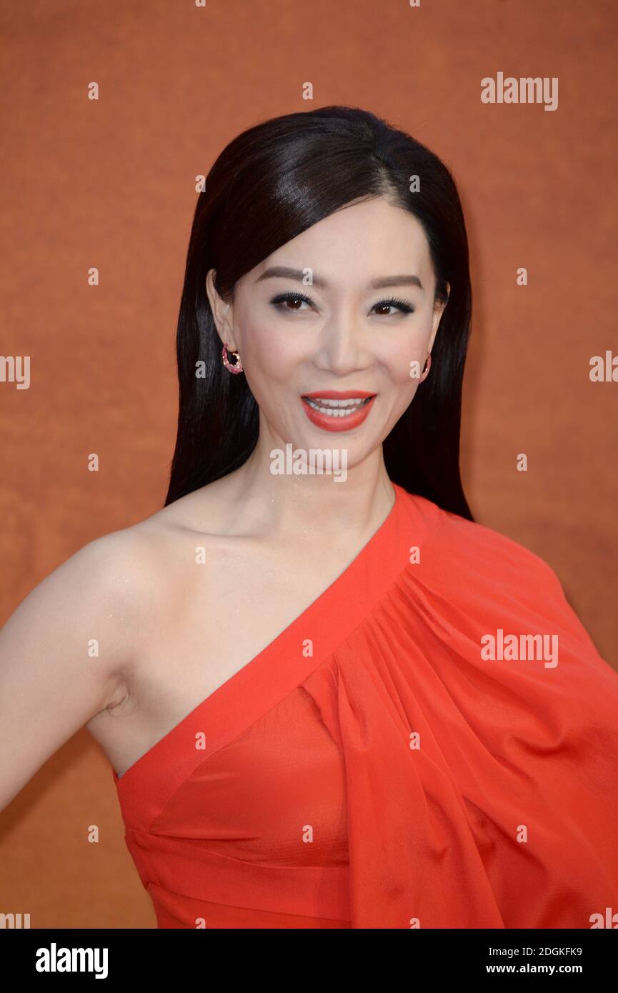 Chen Shu attending The Martian European Premiere held at the Odeon ...
