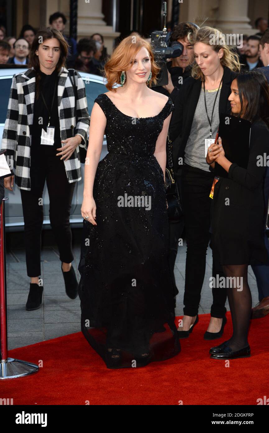 Jessica Chastain attending The Martian European Premiere held at the ...