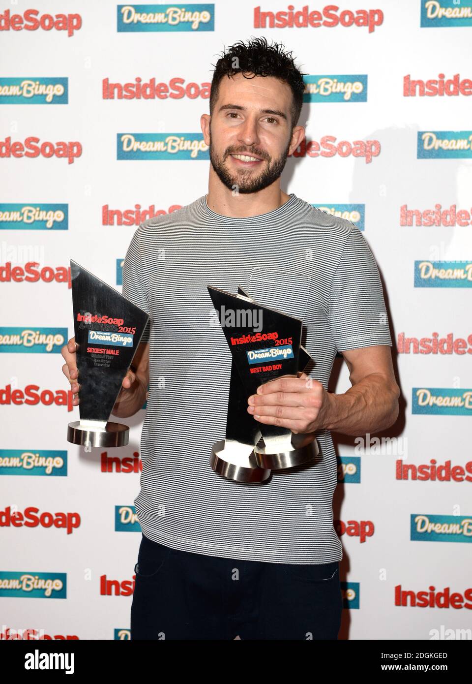 Michael Parr attends the Inside Soap Awards 2015 at DSTRKT, London ...