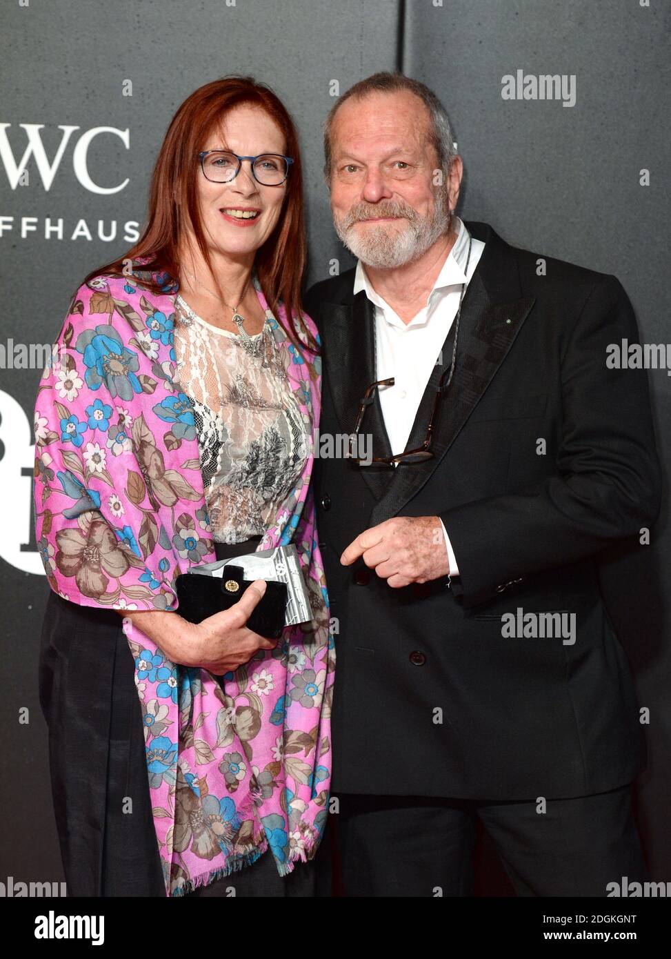 Maggie Weston and Terry Gilliam attends the BFI Luminous Gala Dinner ...