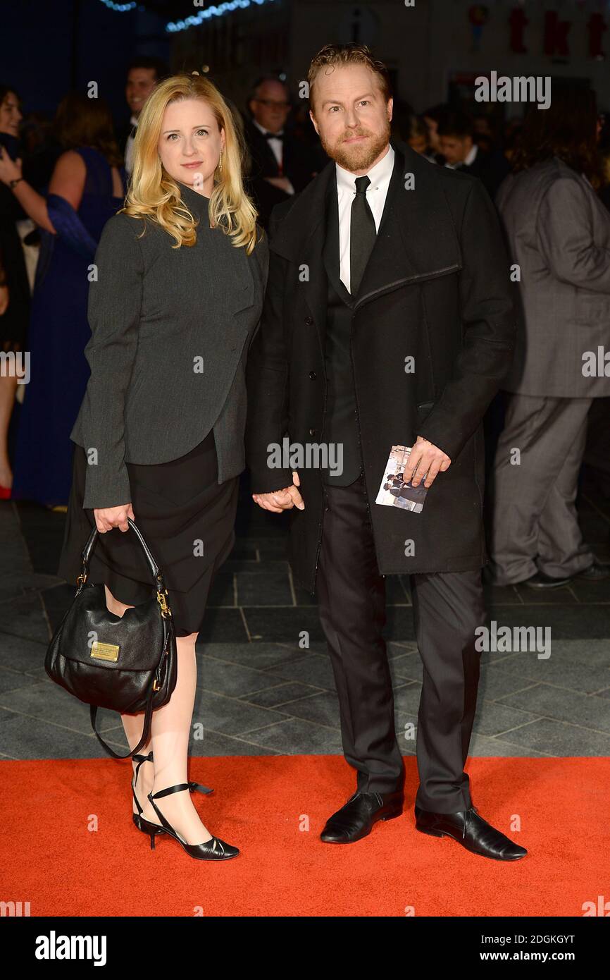 Samuel West and Laura Wade attending the Suffragette Premiere held ...