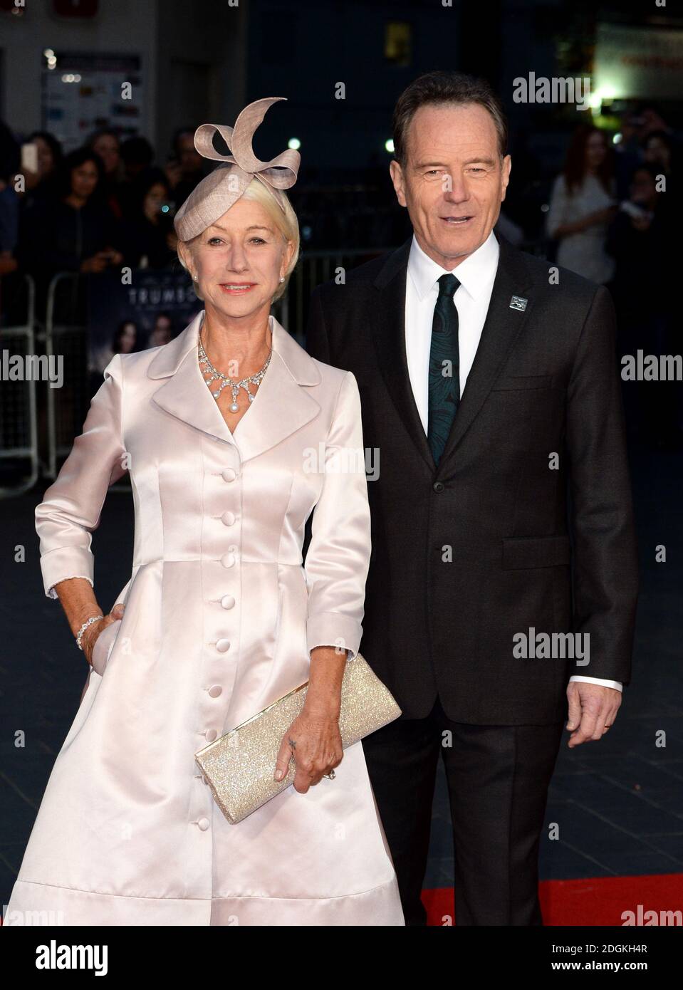 Dame Helen Mirren and Bryan Cranston attending the Trumbo Premiere held ...