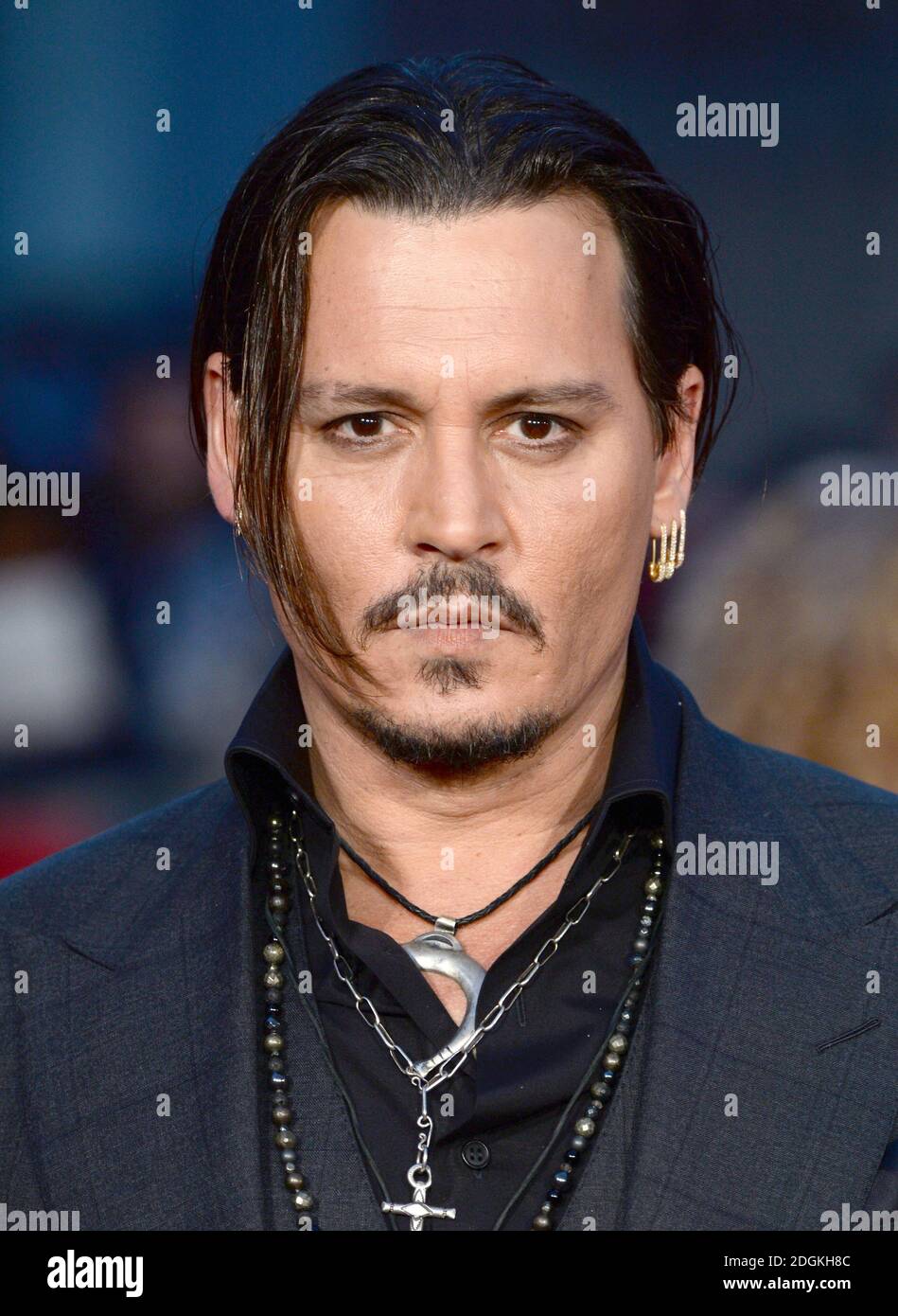 Johnny Depp arriving at the BFI London Film Festival Gala Premiere of ...