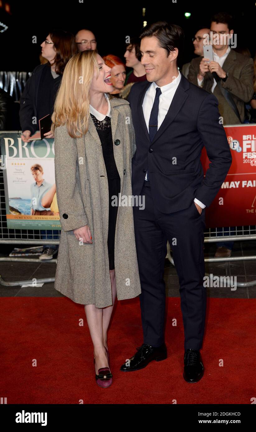 Eva Birthistle and Ross J Barr attending the BFI London Film Festival ...