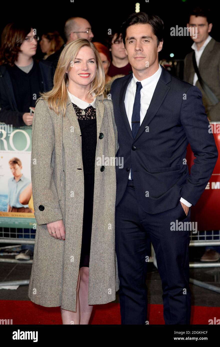 Eva Birthistle and Ross J Barr attending the BFI London Film Festival Premiere for Brooklyn ...