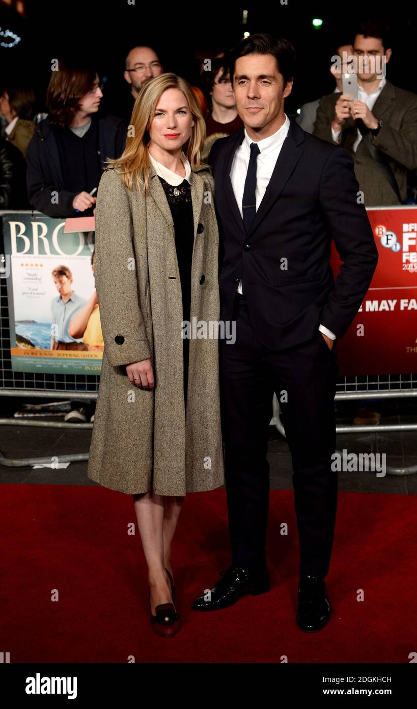 Eva Birthistle and Ross J Barr attending the BFI London Film Festival ...