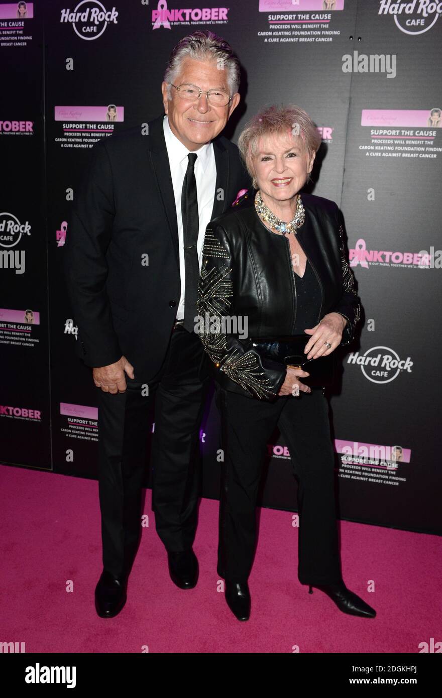 Gloria Hunniford and husband Stephen Way arriving at the PINKTOBER ...