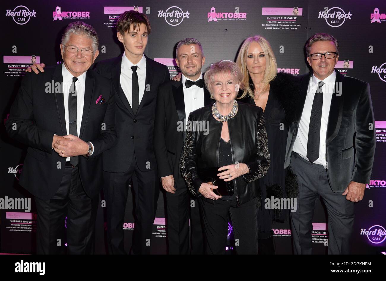 Gloria Hunniford, husband Stephen Way and children Gabrielle, Michael ...