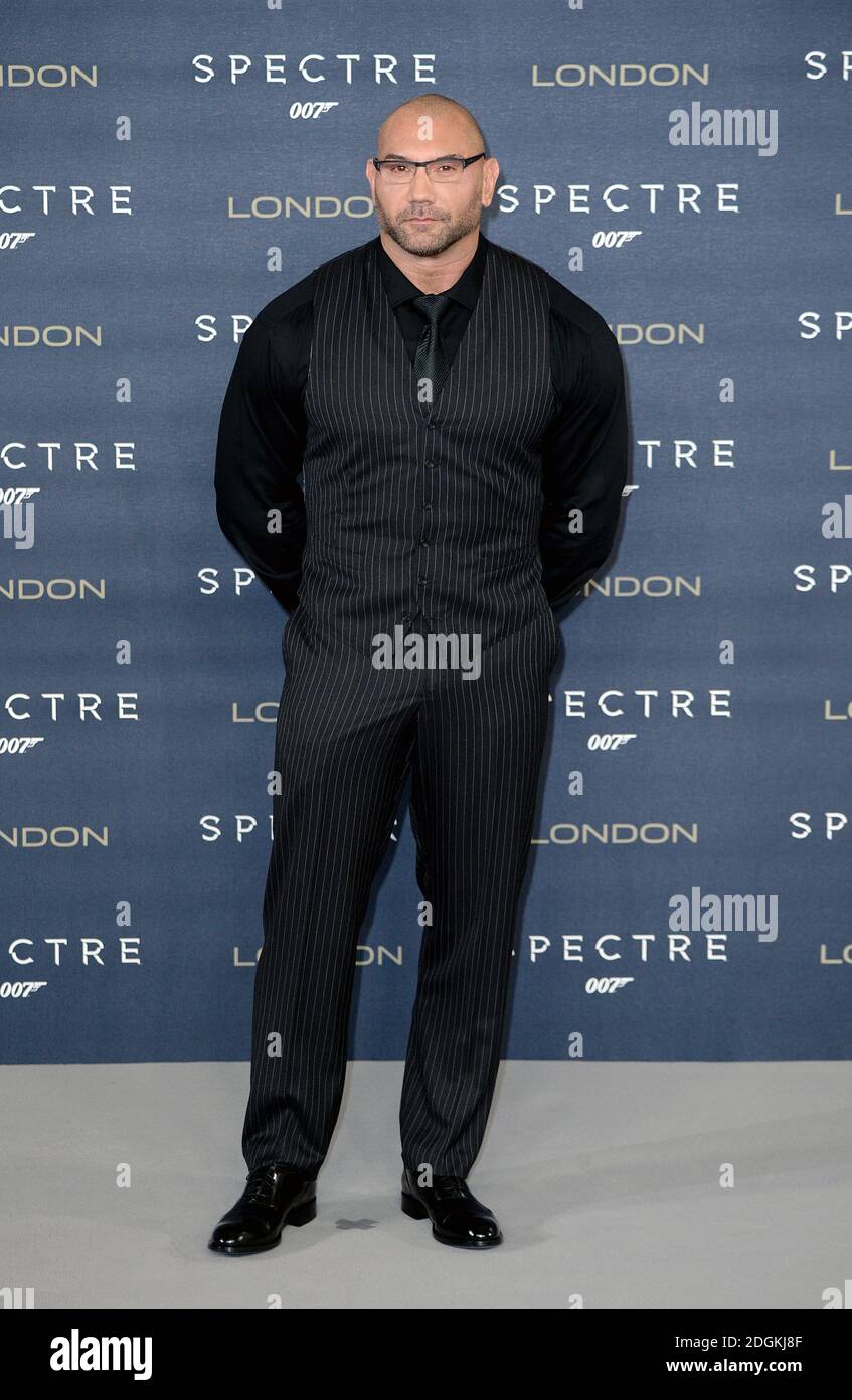 Dave Bautista attending the Spectre photocall, held at the Corinthia ...