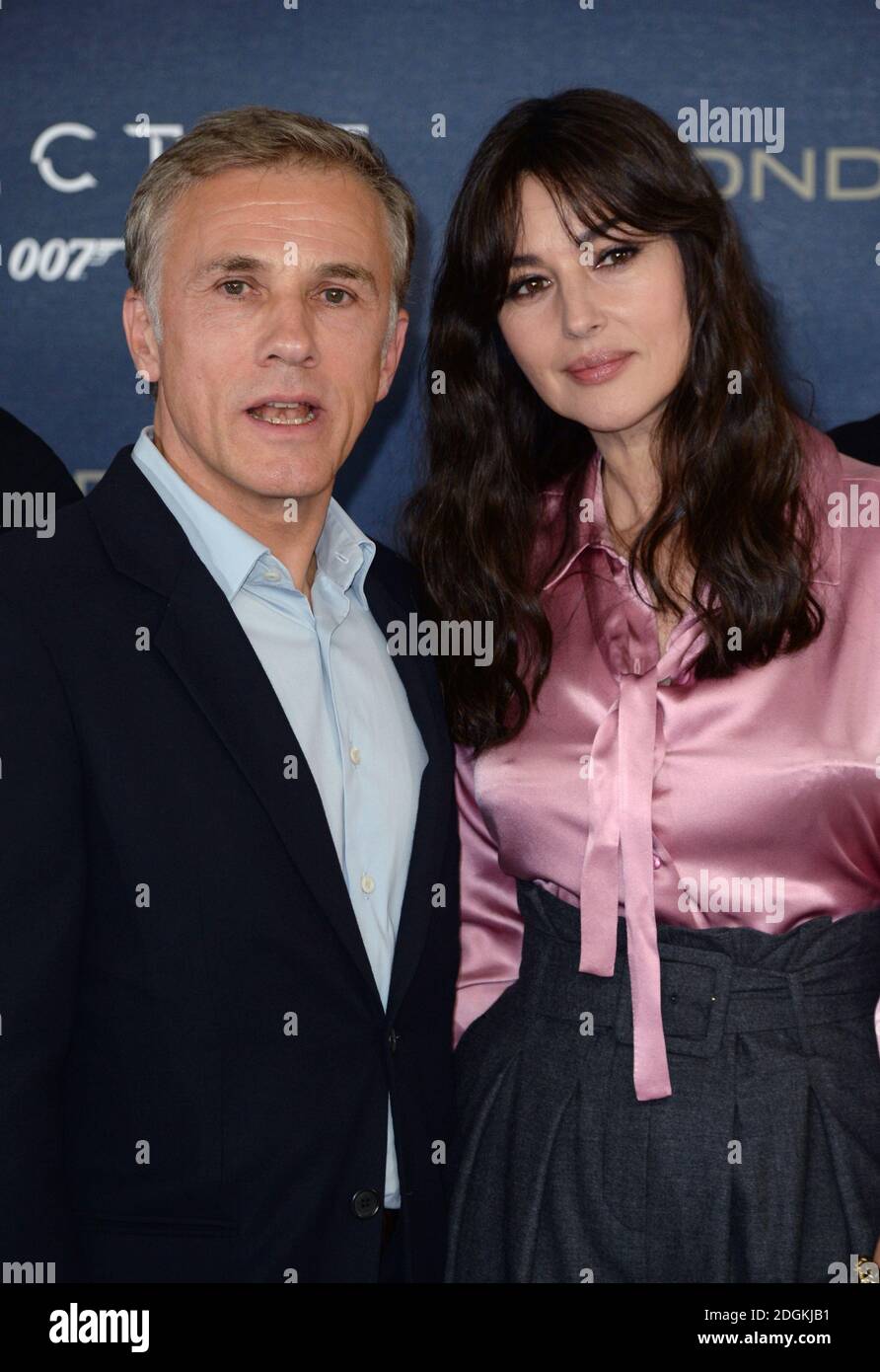 Christophe Waltz and Monica Bellucci attending the Spectre photocall ...