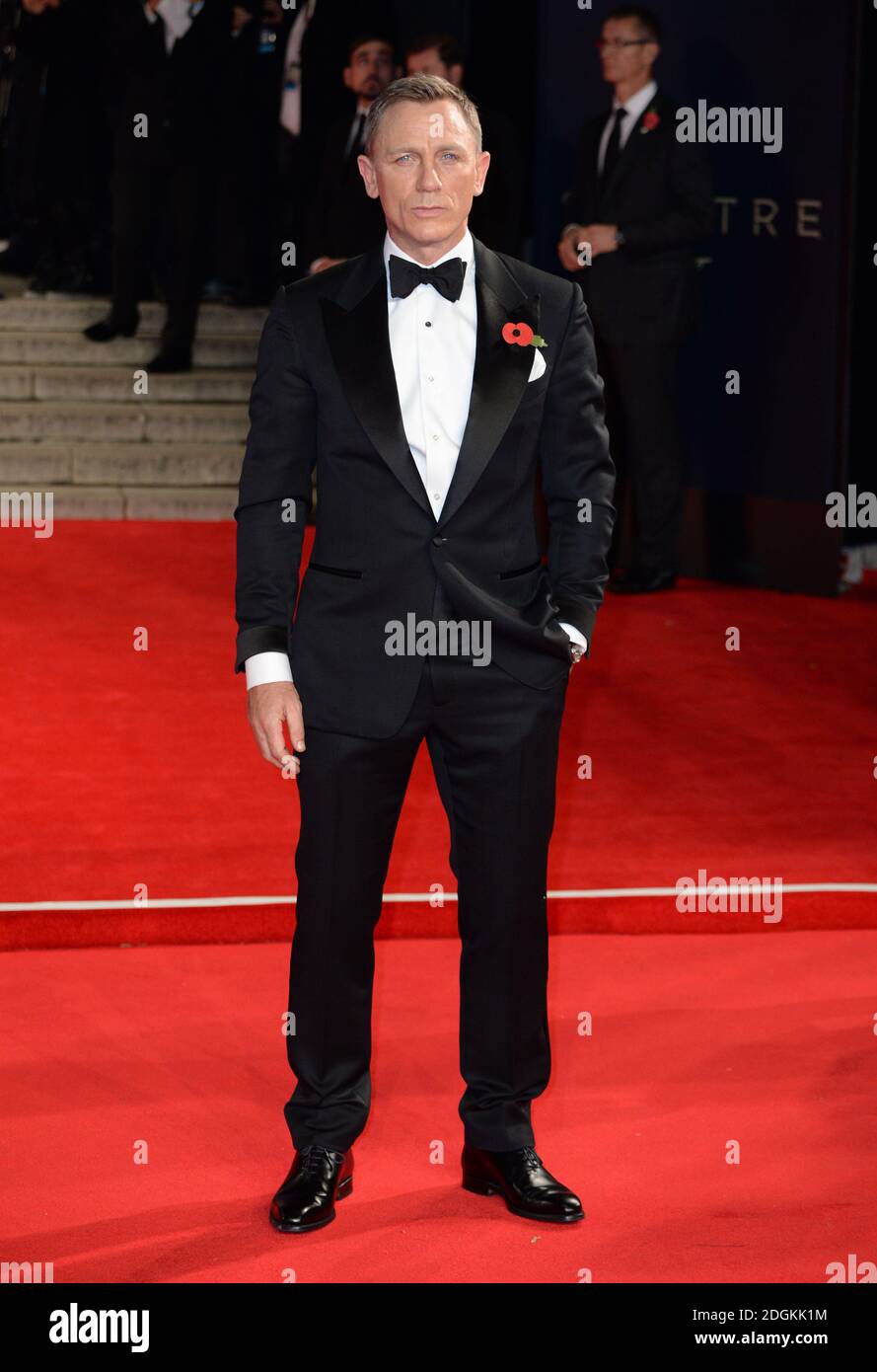 Daniel Craig attending the World Premiere of Spectre, held at the Royal ...