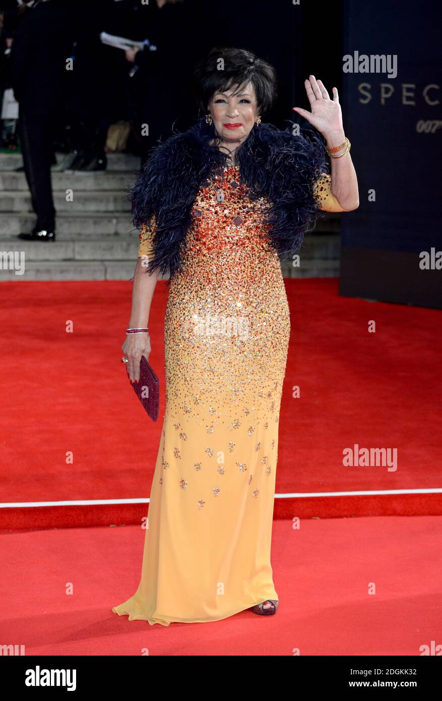 Shirley Bassey Attending The World Premiere Of Spectre Held At The