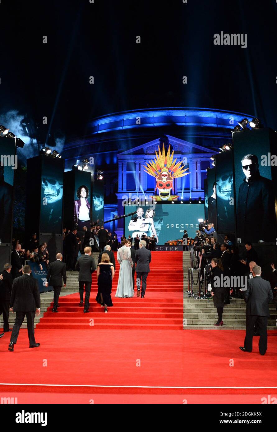 Duke and Duchess of Cambridge attending the World Premiere of Spectre ...