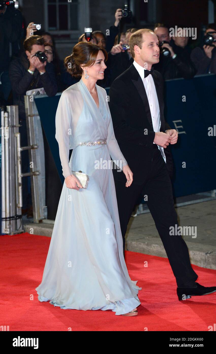Duke and Duchess of Cambridge attending the World Premiere of Spectre ...