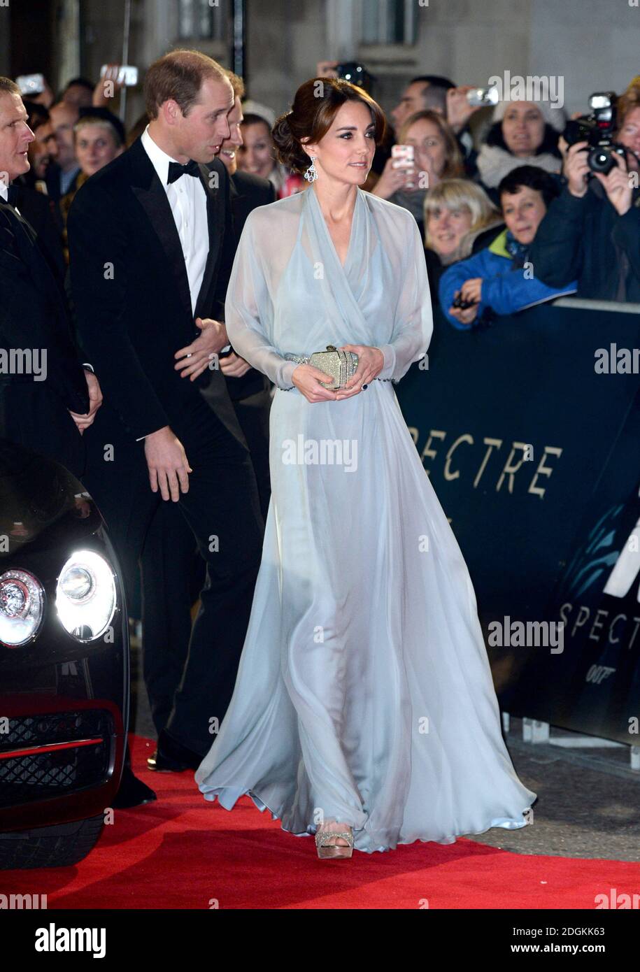 Duke and Duchess of Cambridge attending the World Premiere of Spectre ...