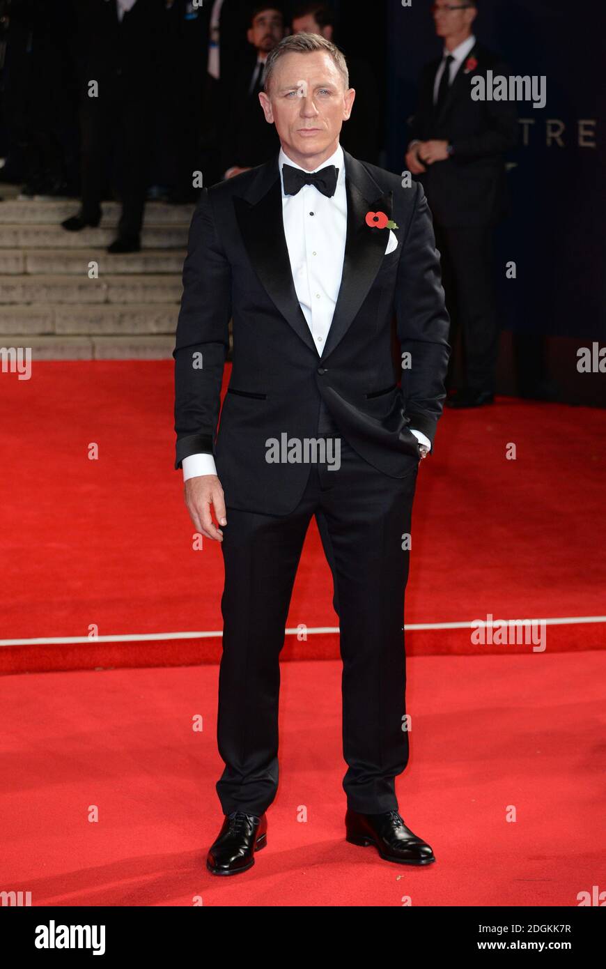 Daniel Craig attending the World Premiere of Spectre, held at the Royal ...
