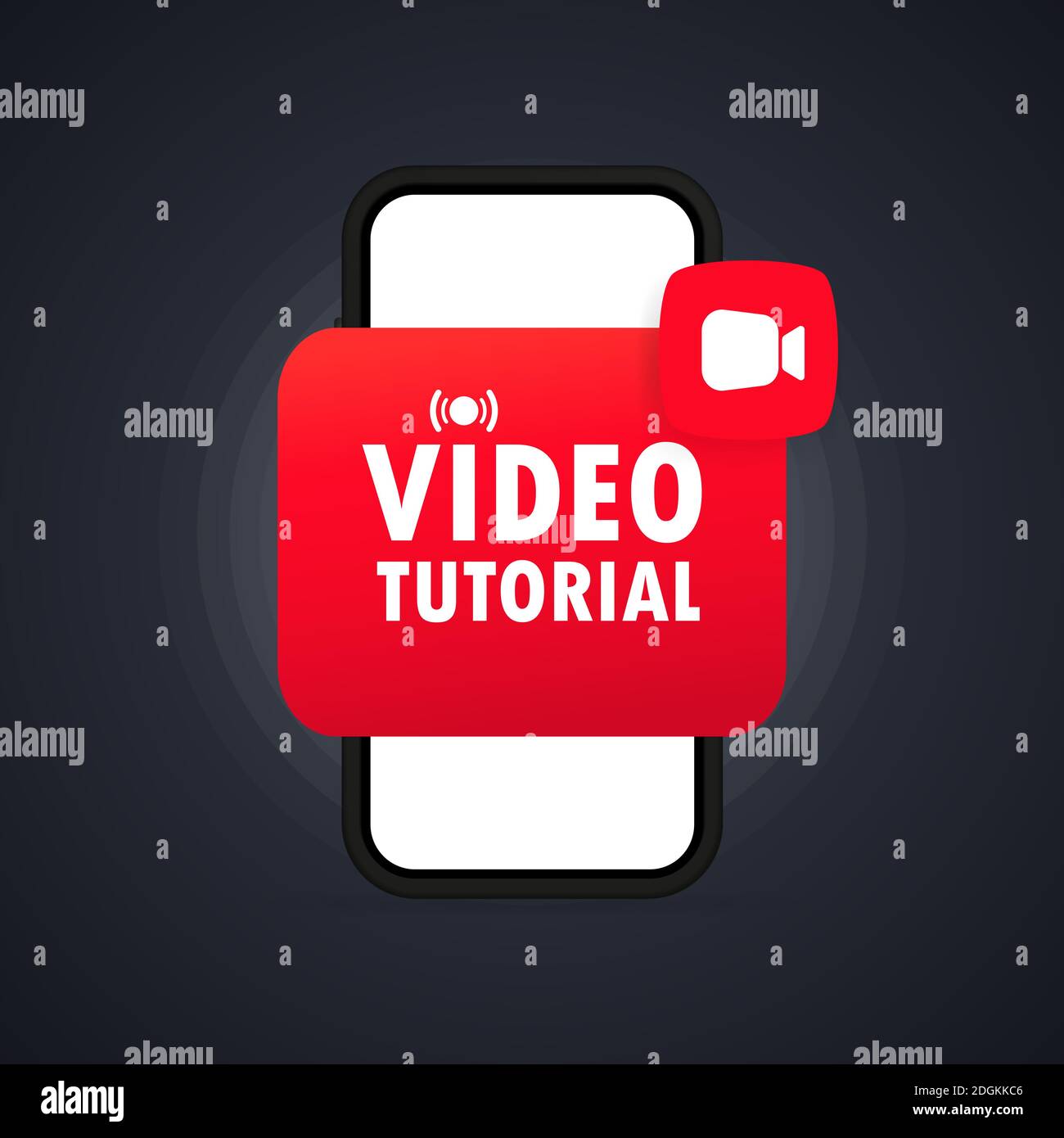 Tutorials icon website button Stock Vector Images - Alamy