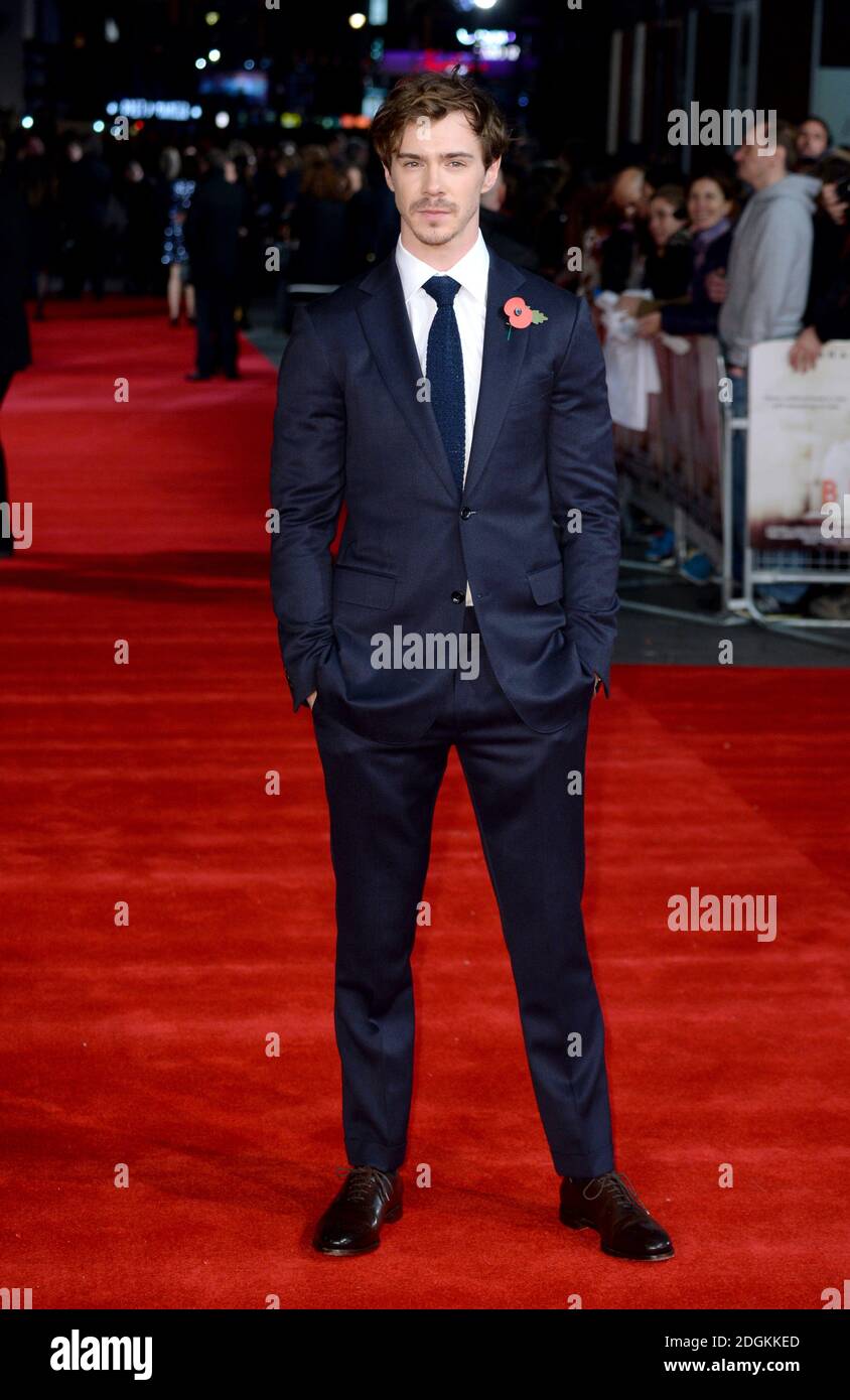 Sam Keeley arriving at the premiere of Burnt, at Vue West End in ...
