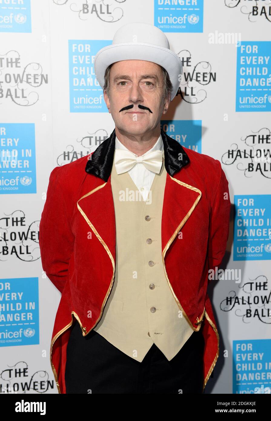 Angus Deayton arriving at the UNICEF Halloween Ball 2015, No.1 Mayfair ...