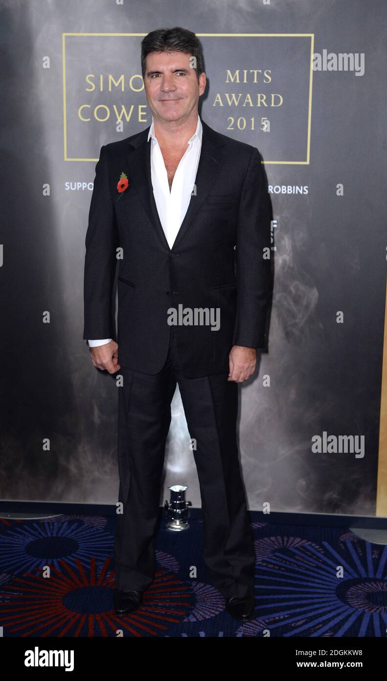 Simon Cowell arriving at the Music Industry Trust Award (MITS) in aid ...