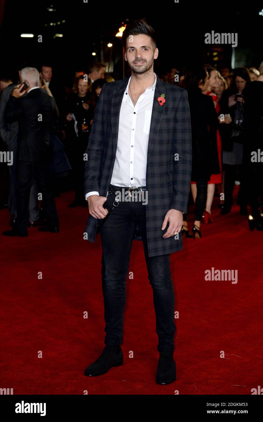 Ben Haenow attending the UK premiere of The UK Premiere of The Hunger ...