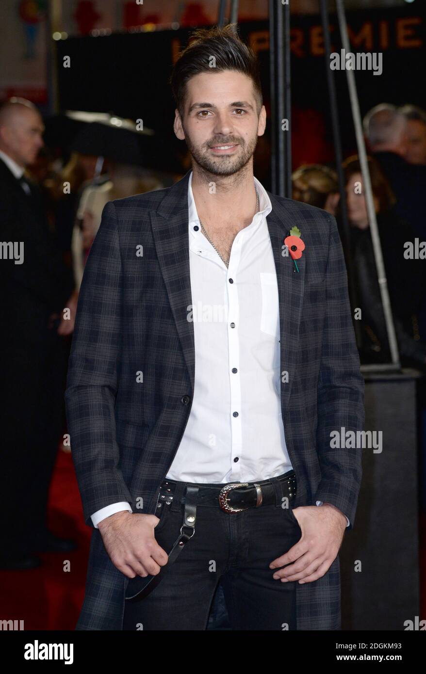 Ben Haenow attending the UK premiere of The UK Premiere of The Hunger ...