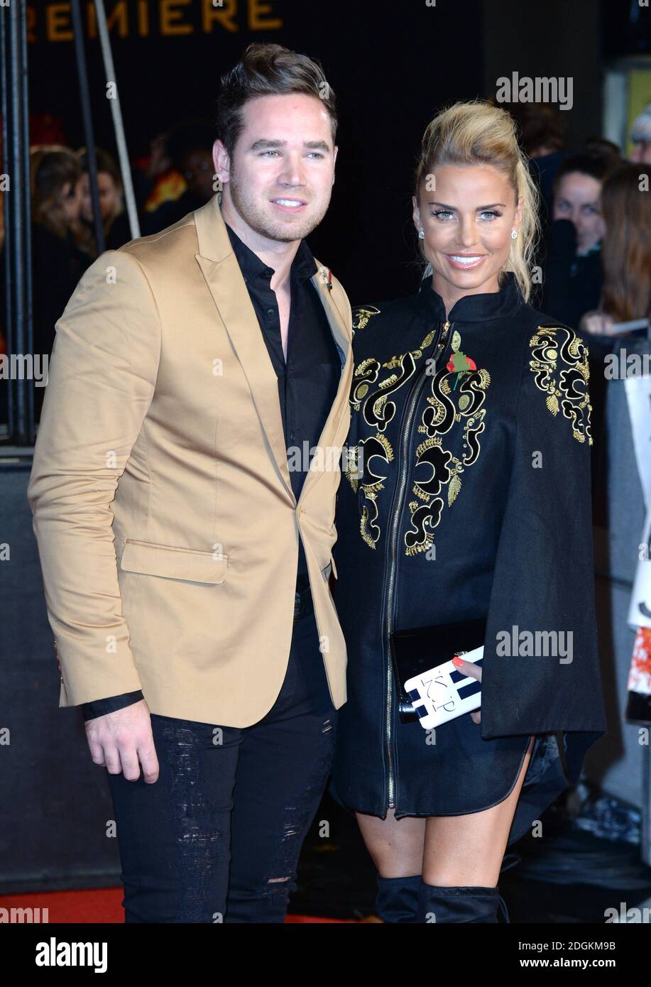 Katie Price and Kieran Hayler attending the UK premiere of The UK ...