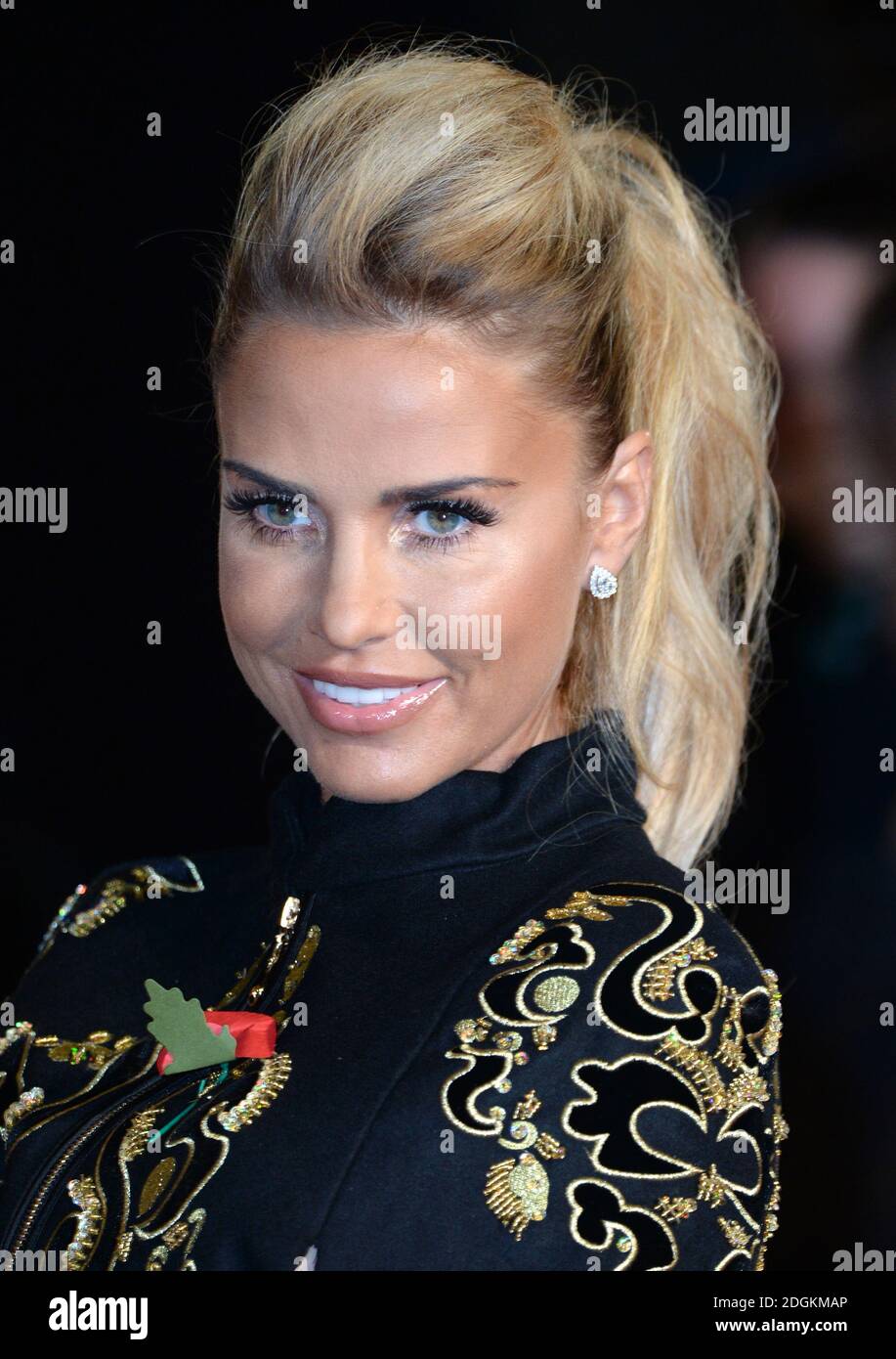 Katie Price attending the UK premiere of The UK Premiere of The Hunger ...