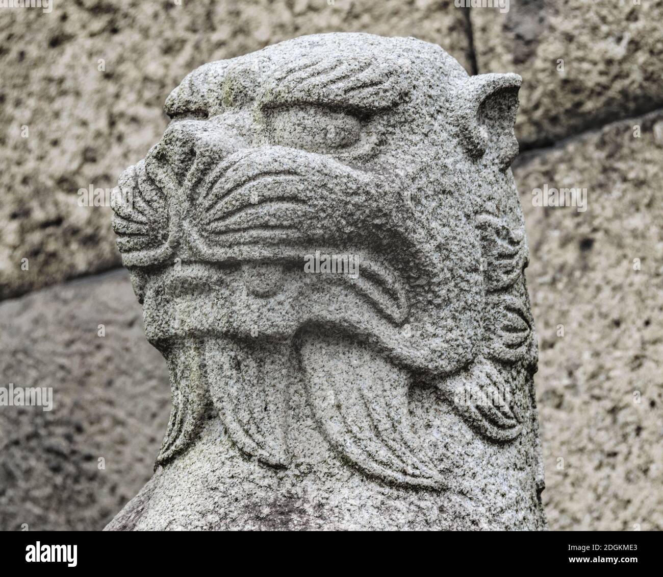 Japanese Mythological Animal Sculpture, Tokyo Japan Stock Photo - Alamy