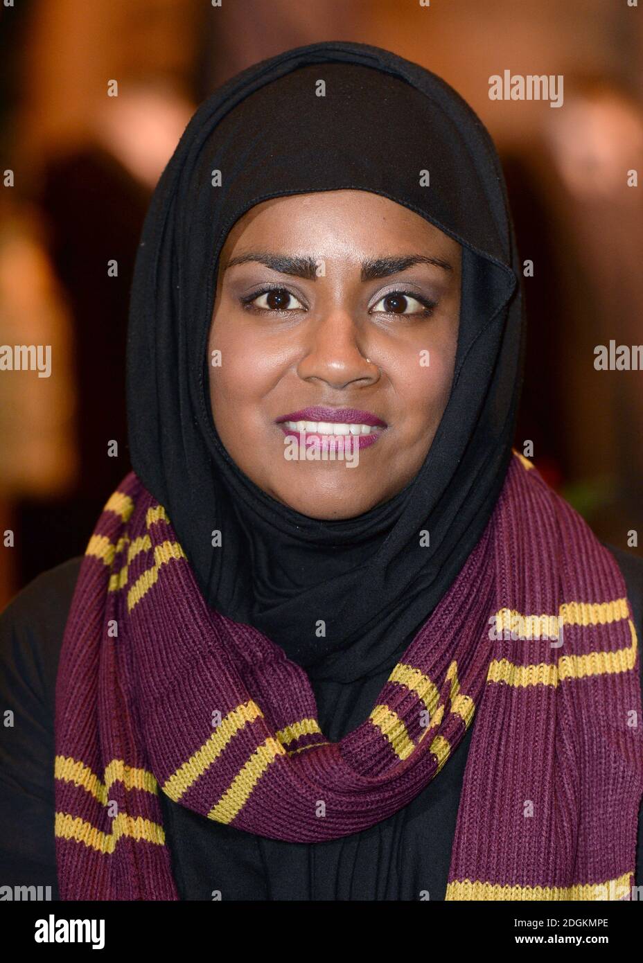 Nadiya Hussain attending the launch of Hogwarts In The Snow at Warner ...