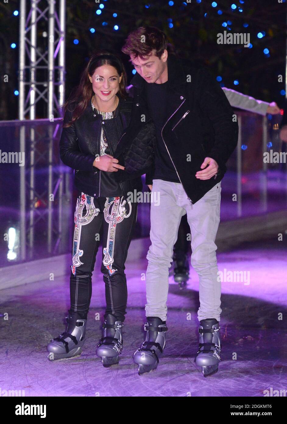 Louise Thompson and Sam Thompson at the launch of Eyeskate, part of the ...