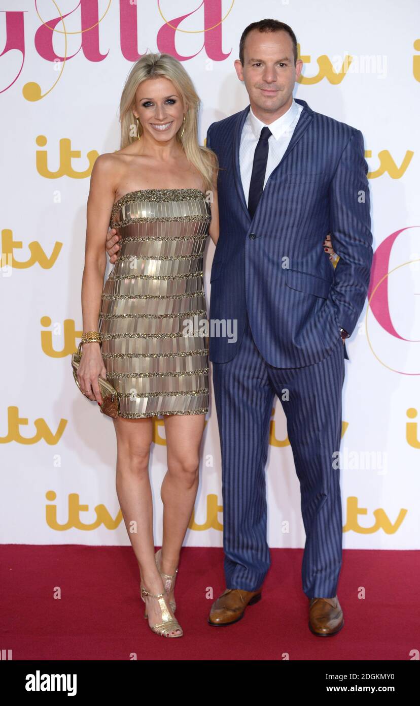 Martin Lewis and wife Lara Lewington attending the ITV Gala at the ...
