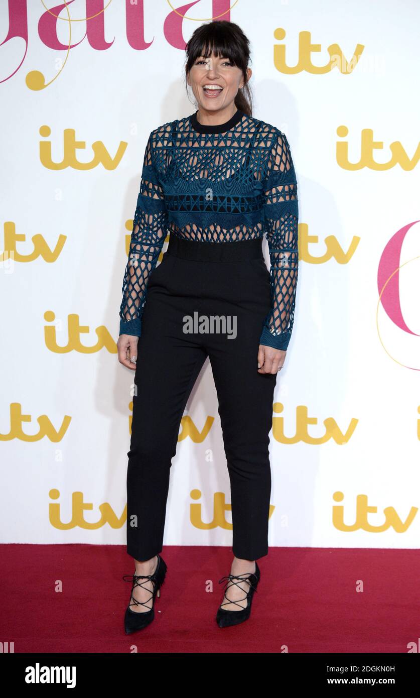 Davina McCall attending the ITV Gala at the London Palladium. Photo ...