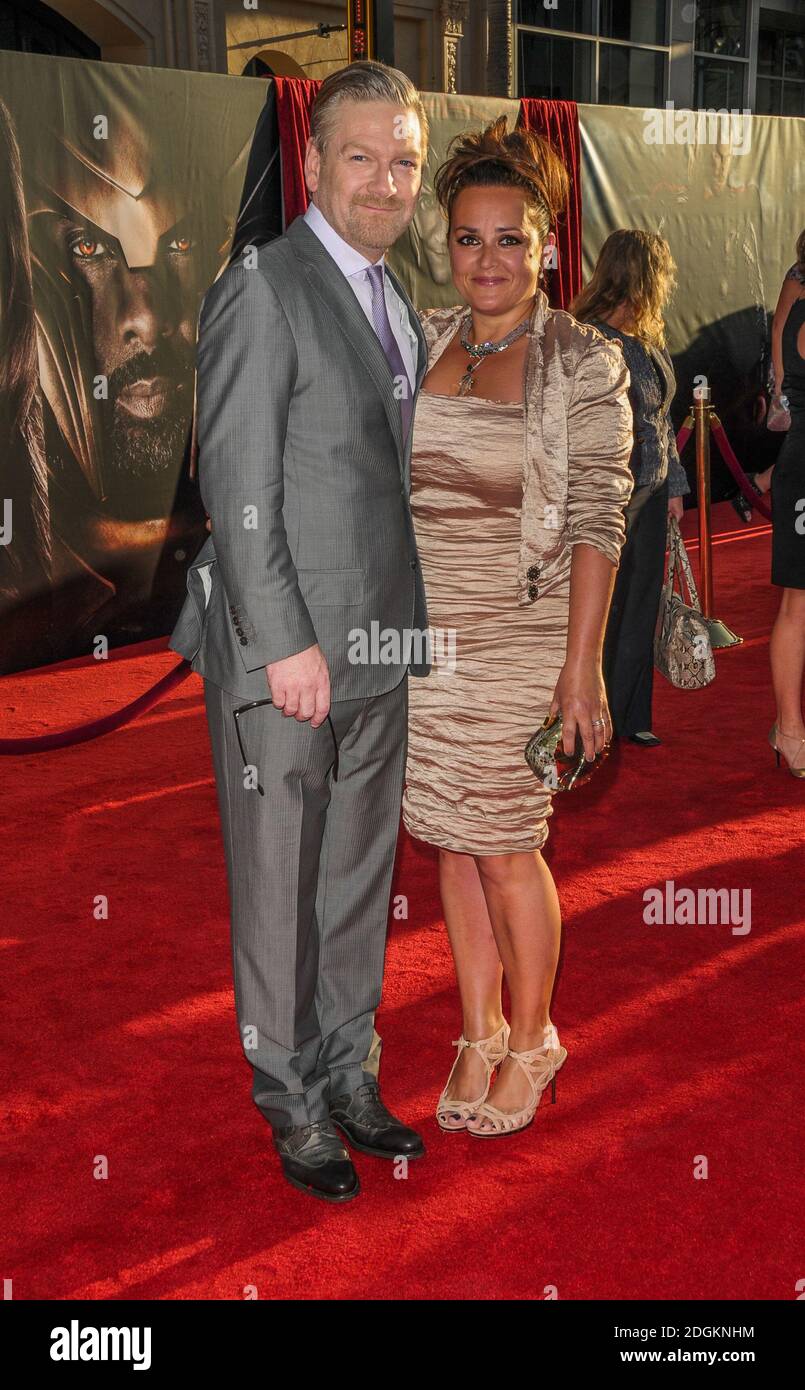 Kenneth Branagh ,LINDSAY BRUNNOCK at Premiere "Thor" in El Capitan ...