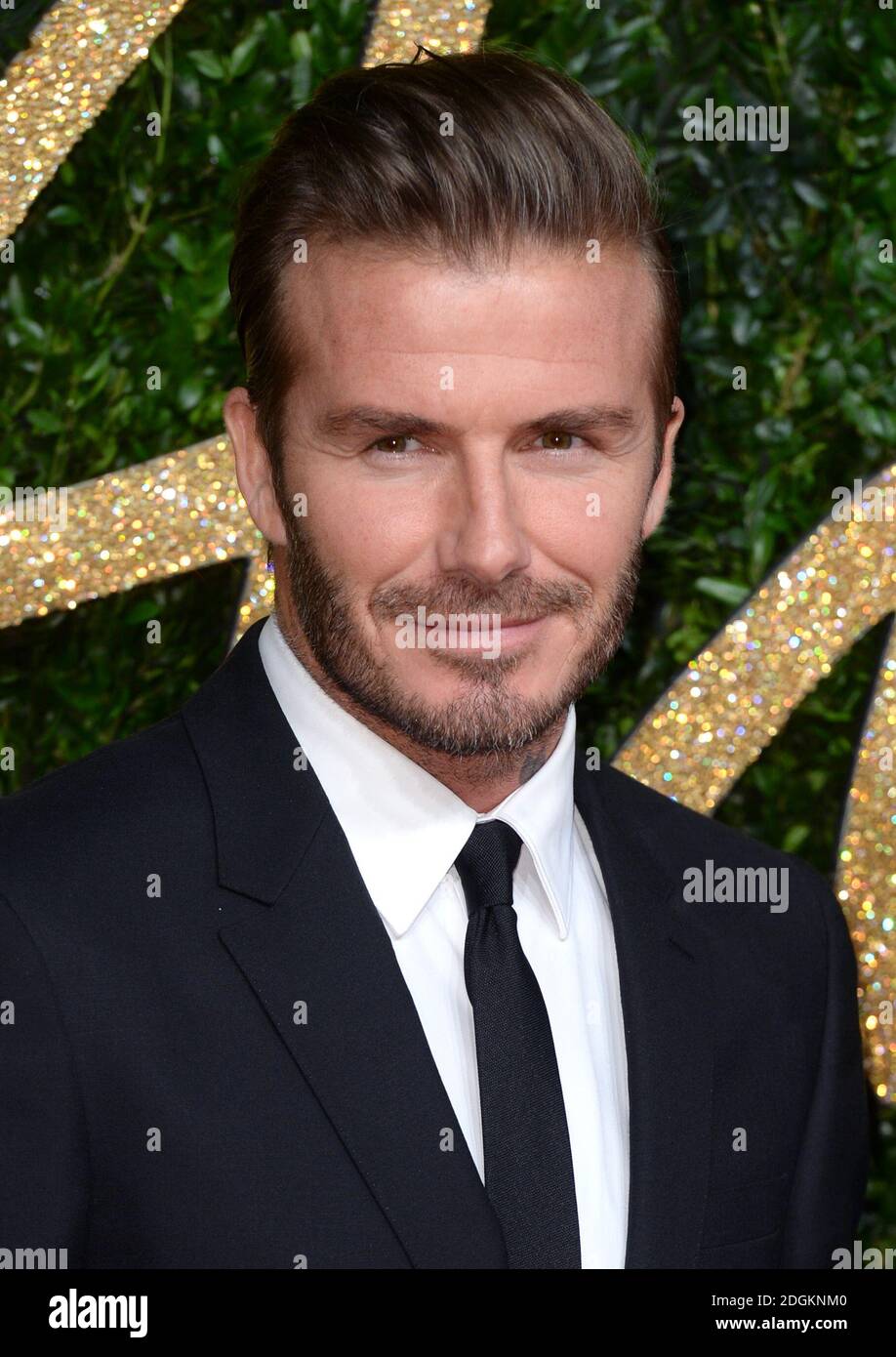 David Beckham attending the British Fashion Awards at the London ...