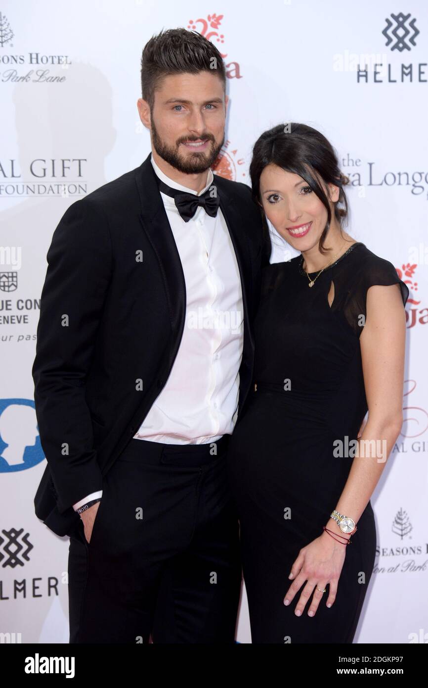 Olivier and Jennifer Giroud attending the 6th Annual Global Gift Gala ...