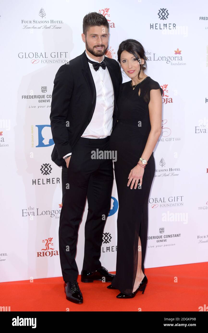 Olivier and Jennifer Giroud attending the 6th Annual Global Gift Gala ...