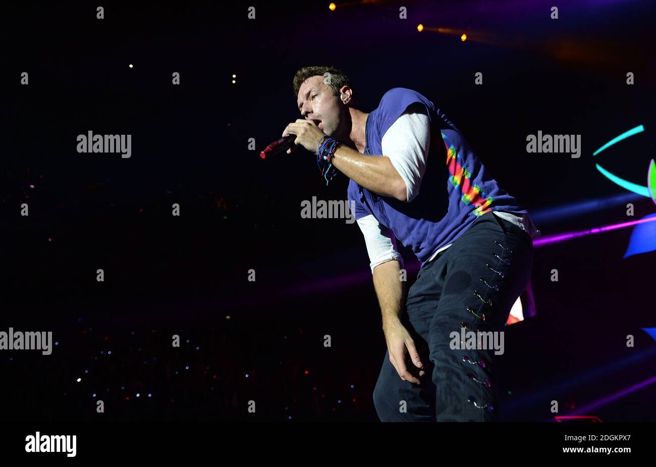 Chris Martin of Coldplay performs on stage during the Capital FM Jingle ...