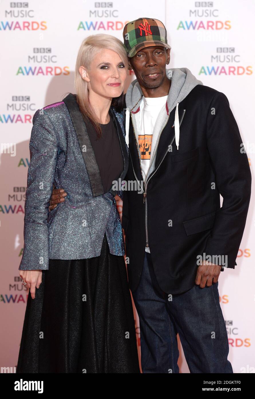 Faithless arriving at the BBC Music Awards 2015, Genting Arena ...
