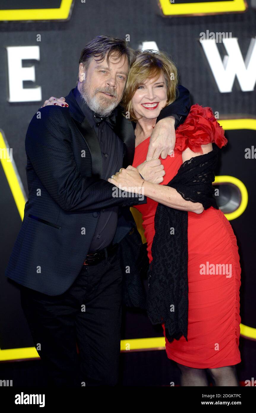 Mark Hamill and wife Marilou arriving for the Star Wars: The Force ...
