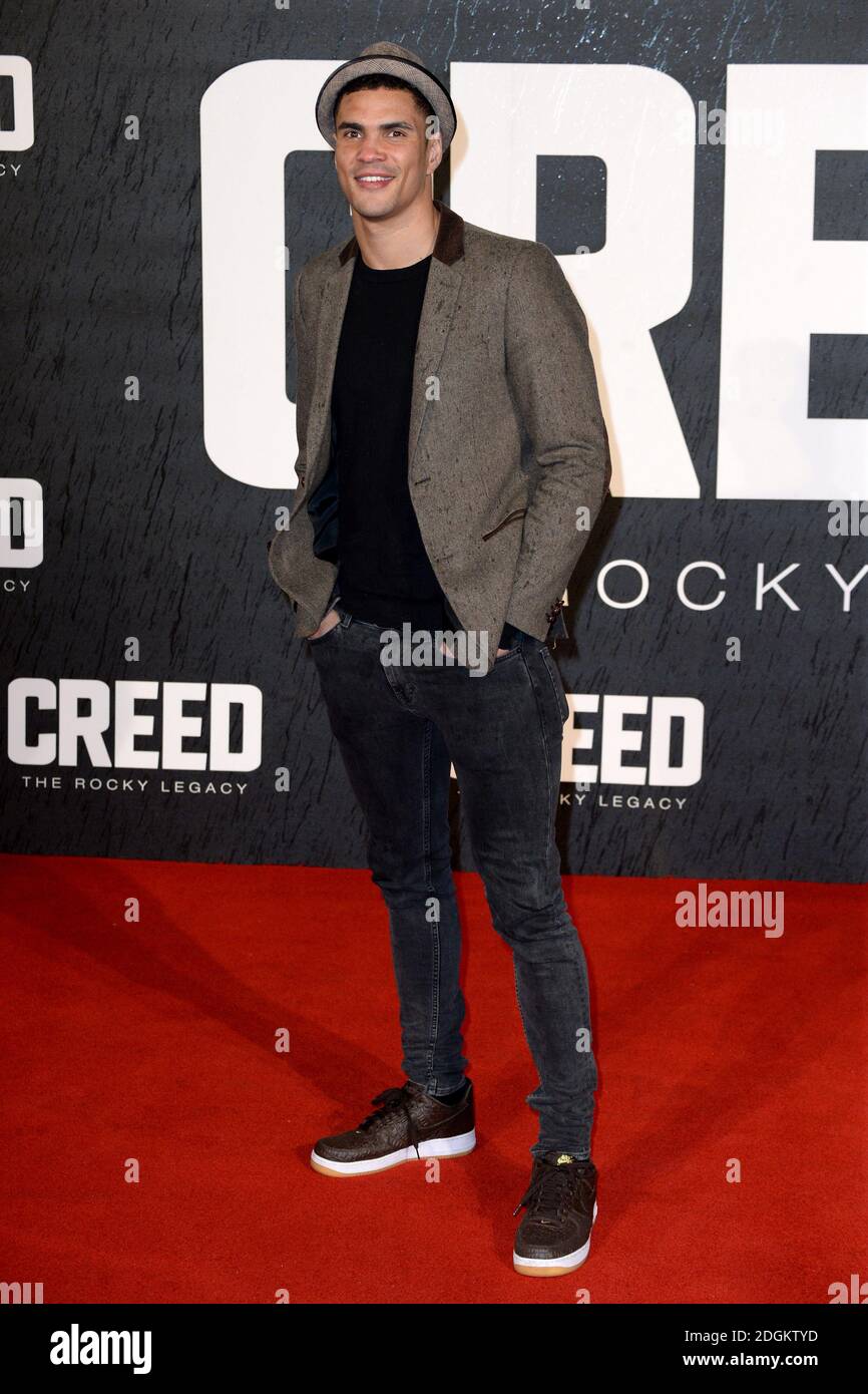 Anthony Ogogo attending the European premiere of Creed held at the ...