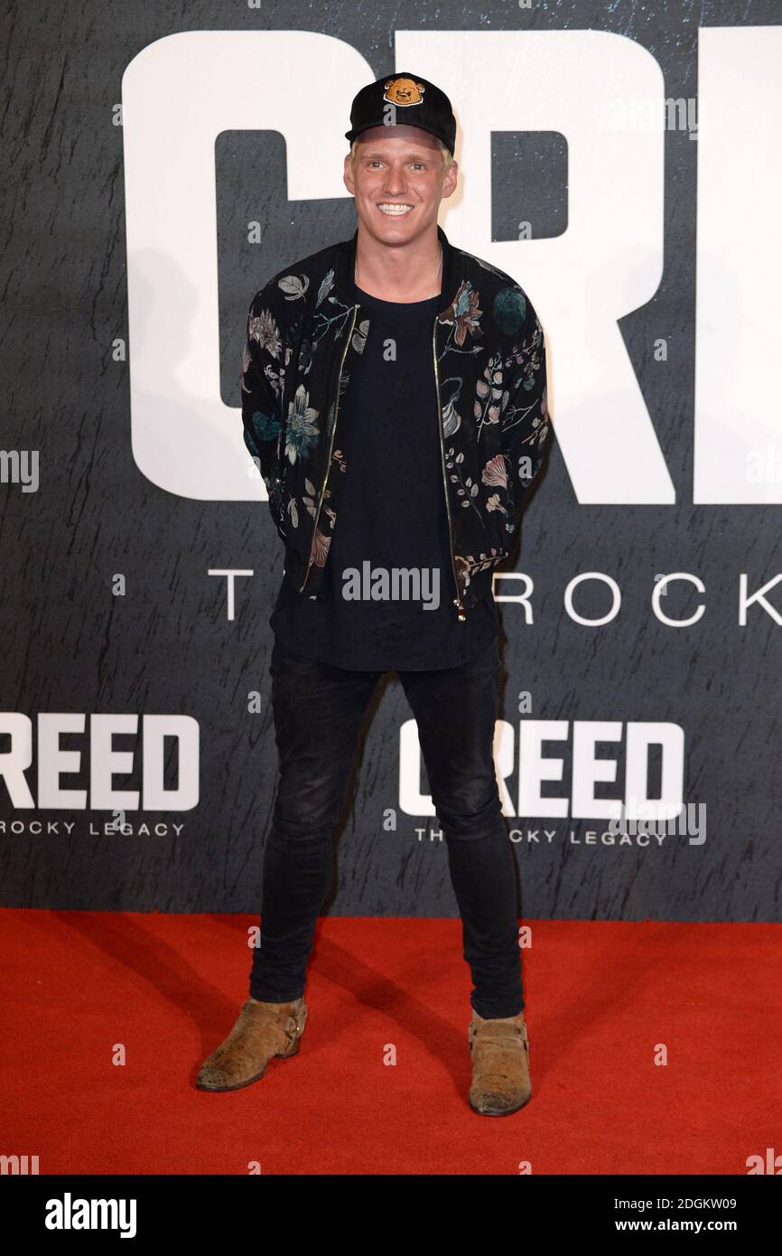 Jamie Laing attending the European premiere of Creed held at the Empire ...