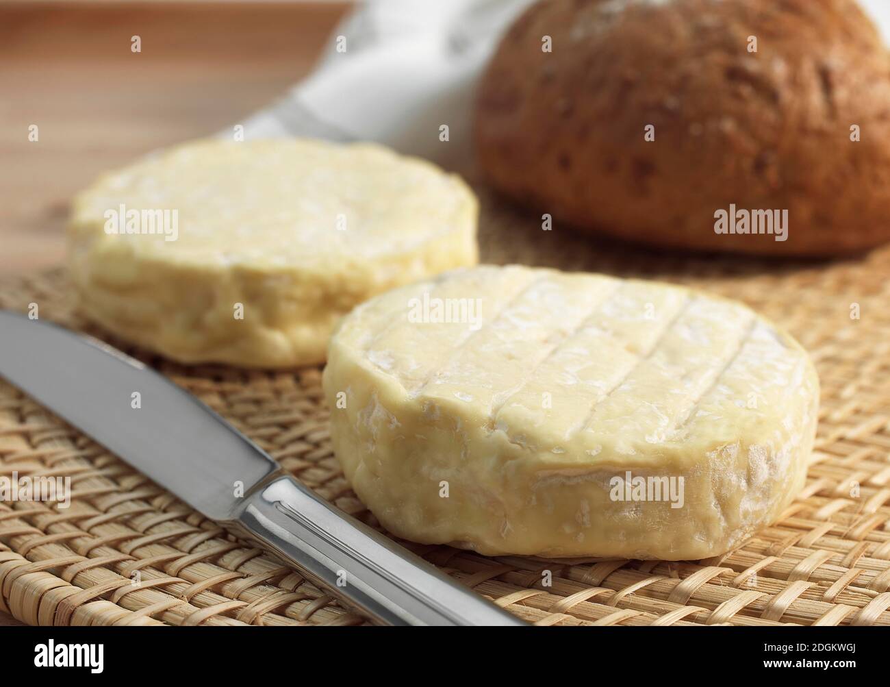 French Cheese Called Saint Marcelin, Cheese produced from Cow's Milk ...