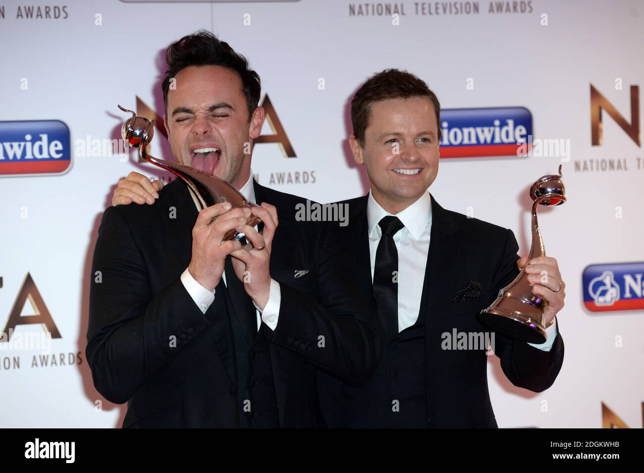 Ant and dec aka anthony mcpartlin and declan donnelly hi-res stock ...