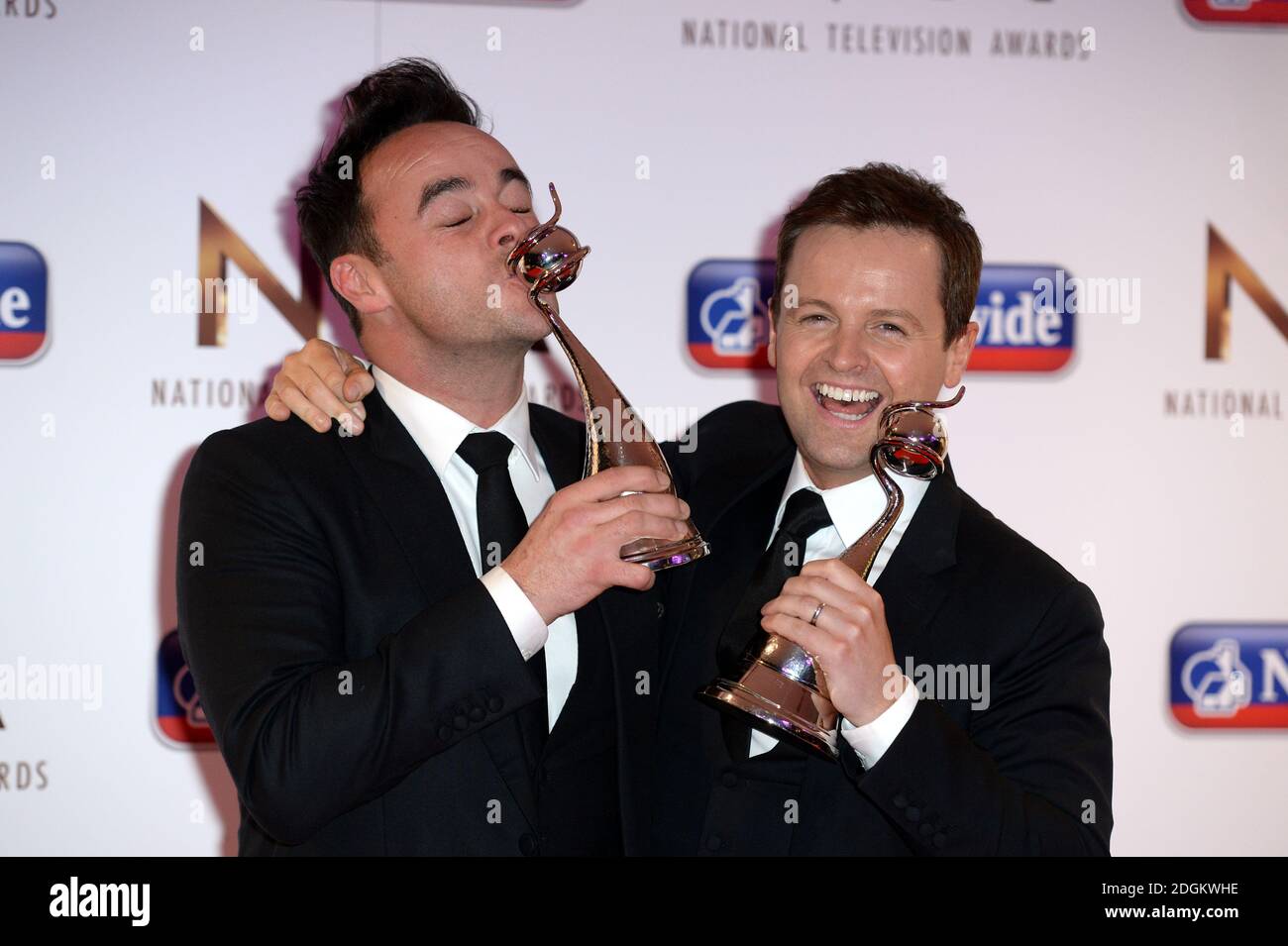 Ant (left) and Dec aka Anthony McPartlin and Declan Donnelly with their ...