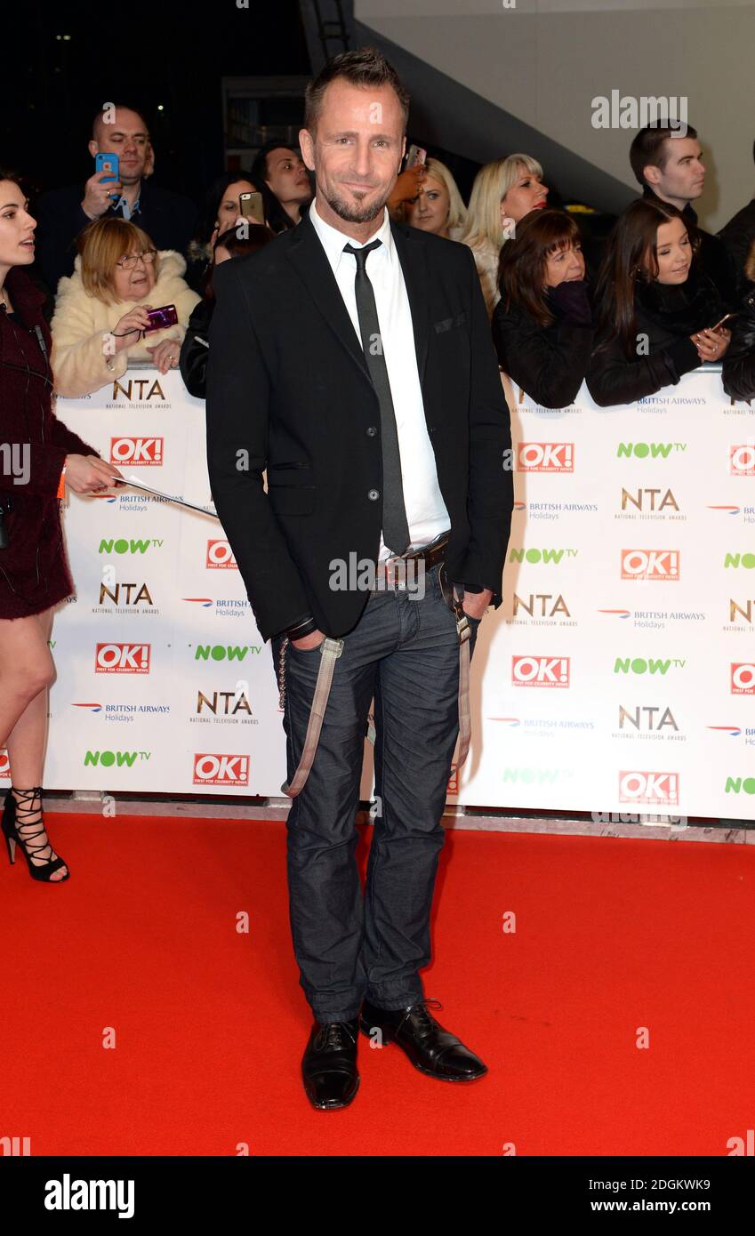 Jeremy Sheffield attending the National Television Awards 2016 at the ...